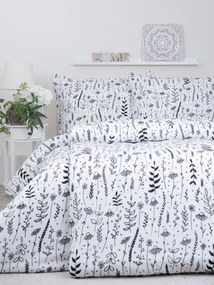 MK Lůžkoviny Francouzské flanelové povlečení - Lily 220 × 200 cm, 2ks 70 x 90 cm