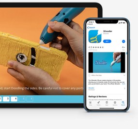 3Doodler 3D Pero Start+ a 72 náplní + 12 šablon