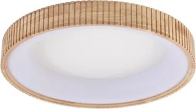 Brilagi - LED Stropní svítidlo FALCON WOOD MODERN LED/40W/230V pr. 60 cm dřevo
