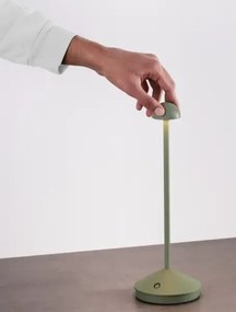 Venkovní stolní lampa Lumo zelená