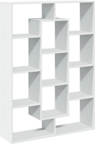 Knihovna bílá 102 x 29 x 143 cm kompozitní dřevo 3310298