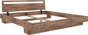 Dřevěná postel Indra 160 z kartáčované akácie