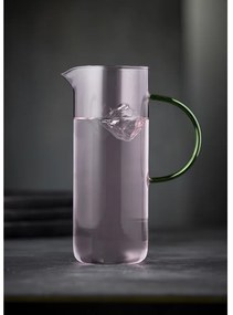 Lyngby Glas Skleněný džbán Torino 1.1L  Pink/Green