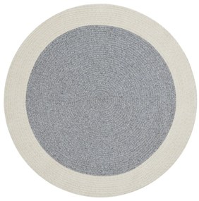 NORTHRUGS - Hanse Home koberce Kusový koberec Braided 105555 Grey Creme kruh – na ven i na doma - 200x200 (průměr) kruh cm