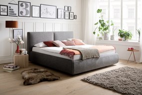 Čalouněná postel ATESIO 180x200, antracit