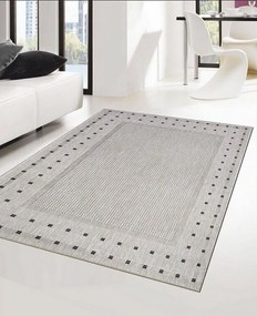 Kusový koberec FLOORLUX 20329 silver/black 200x290cm