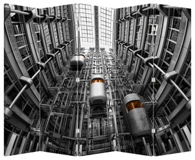 Paraván - Výtah v budově (225 x 180 cm)