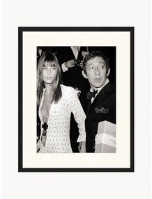 Zarámovaná fotografie Serge Gainsbourg & Jane Birkin