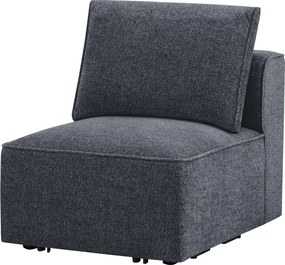 XXXLutz DÍL POHOVKY, textil, tmavě šedá Livetastic - Pohovky - 002781009707
