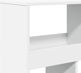 Knihovna bílá 100 x 33 x 187,5 cm kompozitní dřevo 3309375