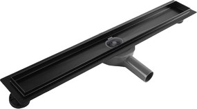 Lineární odtokový žlab Rea Neox Pro 80 cm černý