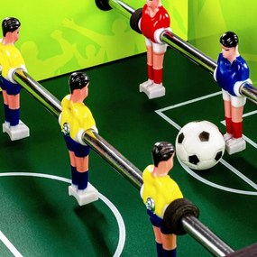 GamesPlanet® 67271 Mini stolní fotbálek, 51 x 31 x 8 cm, potisk