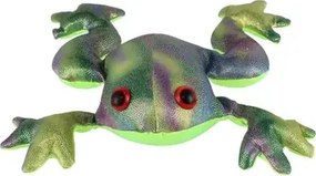 TEDDIES Mačkací antistresová žába plněná pískem / Hračka / Látka / 16