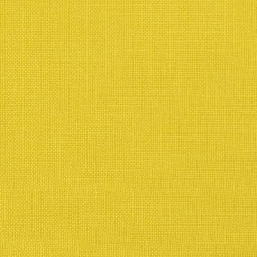 3dílná sedací souprava s poduškami světle žlutá textil 3201815