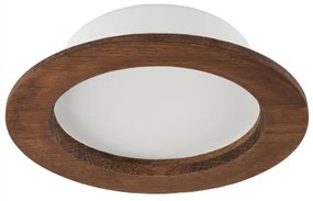 LED Podhledové svítidlo WOODY SPOT LED/12,5W/230V 4000K třešeň pr. 16 cm