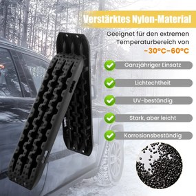 Costway Sand sheets off-road 2 kusy trakční pomocný žebřík pneumatik
