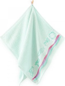 Bavlněný ručník Mořské panny - mint Velikost: ručníček 30 x 50