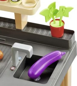 Ecoiffier Letní kuchyňka s pecí na pizzu / od 18 měsíců