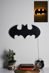 ASIR Dekorace BATMAN s led osvětlením žlutá 50 cm