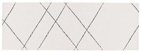 Eulenschnitt Předložka do koupelny Lines Cream 150 x 50 cm, krémová barva, plast