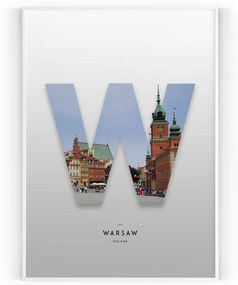 Plakát / Obraz Warsaw Pololesklý saténový papír 210 g/m² A4 - 21 x 29,7 cm