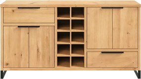 furniture-nabytek.cz - Příborník Sidora 160cm divoký dub