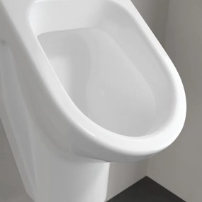 VILLEROY & BOCH Villeroy &amp; Boch ARCHITECTURA - Odsávací pisoár, 355x385 mm, přívod vody skrytý, bílá alpin 55740001