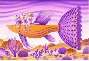 Dávid Soboň | Desert Journey Rám: Dubový, Velikost: 40 x 60 cm