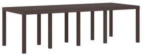 Zahradní stůl Hnědá 250 x 100 x 73 cm polyratan 3378517