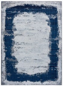 Hans Home | Kusový koberec Core A004 Frame blue/grey - 140x190