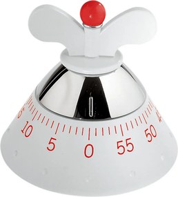 Alessi Kitchen Timer Kuchyňská minutka bílá