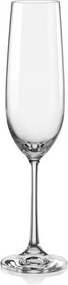 BOHEMIA VIOLA SKLENICE NA ŠAMPAŇSKÉ 190ML SADA 6 KS