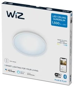 WiZ - LED Stmívatelné stropní svítidlo SUPERSLIM LED/16W/230V 2700-6500K Wi-Fi