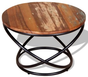 vidaXL Konferenční stolek masivní regenerované dřevo 60x60x40 cm