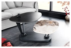 Massive home | Konferenční stolek MOVEMENT WHITE 160 CM keramika