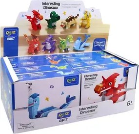 Kostky Dinosaurus 8 ks / Stavebnice / Plast / od 6 let