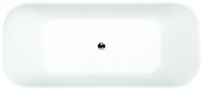 BESCO Volně stojící vana ASSOS S-LINE bílá Rozměr vany - 160 × 70 cm VANASSL16W