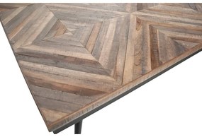 Jídelní stůl z teakového dřeva BePureHome Rhombic, 180 x 90 cm