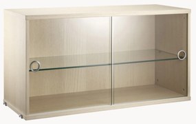 Vitrína's posuvnými skleněnými dvířky String System