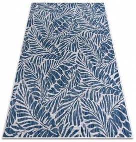 Kusový koberec Flora modrý 140x190cm