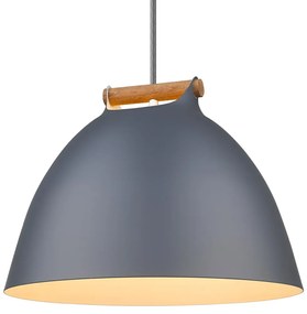 Závěsná lampa Århus šedá/přírodní Rozměry: Ø  40 cm, výška 30 cm