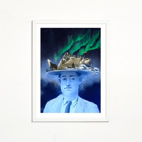 Michal Puhač | Jack London Rám: Bílý, Velikost: 60 x 40 cm