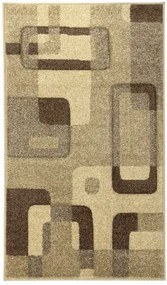 Koberce Breno Kusový koberec PORTLAND 1597/AY3D, Hnědá, Vícebarevné, 80 x 140 cm