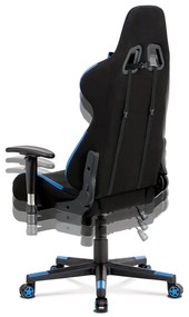 Kancelářská židle MAHER I, modrá a černá látka