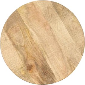 Odkládací stolek 45 x (45–62) cm masivní mangovník a litina 247587