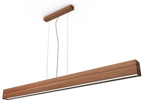 Závěsné lineární dřevěné svítidlo nad stůl woodLED Linus  Závěsné lineární dřevěné svítidlo nad stůl woodLED Linus Délka: 1600 mm, Dřevodekor:…