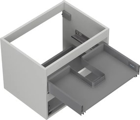Mexen Box-A, závěsná skříňka 60 cm, 2 zásuvky, matná šedá, 91AX0-0600-470-2-62