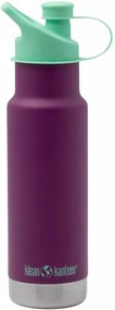 Dětská nerezová termolahev Klean Kanteen Insulated Kid Classic Narrow 12oz-Sparkling Grape