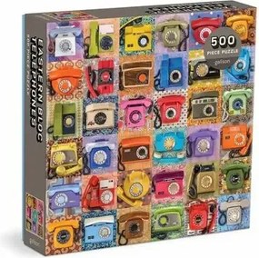 Galison Puzzle Troy Litten Eastern Bloc Telephones / 500 dílků / od 8