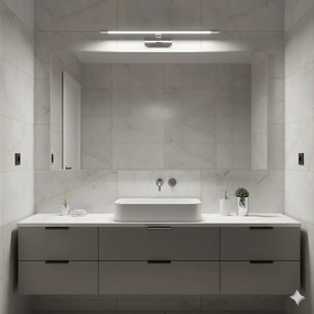 Nástěnné LED svítidlo Klimt, 1x LED 12w, 3000-6000k, (60 cm), ch